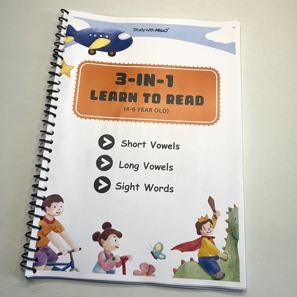 Ultimate 3-in-1 Vowel Learning Pack | Phonics | Learn to Read – StudywithMissJ