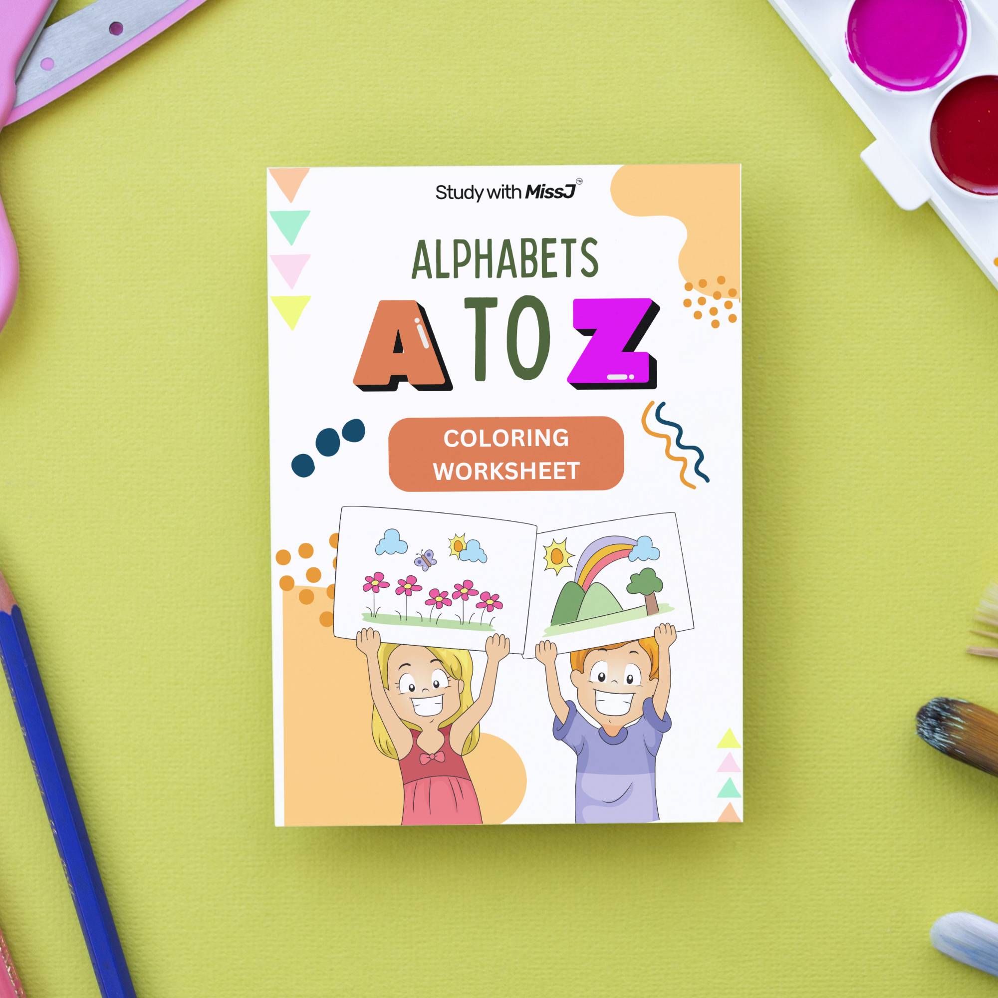 Homeschool Alphabet Coloring Workbook: A to Z Learning Fun – StudywithMissJ